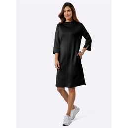 WITT WEIDEN Jerseykleid in schwarz | Gr.: 36