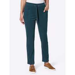 WITT WEIDEN Feincord-Hose in petrol | Gr.: 22
