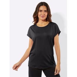 Sieh an! Rundhalsshirt in schwarz | Gr.: 46