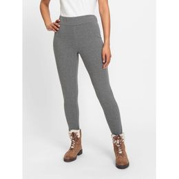WITT WEIDEN Thermo-Leggings in anthrazit-meliert | Gr.: 40