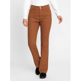 WITT WEIDEN Bootcut-Jeans in cognac | Gr.: 38