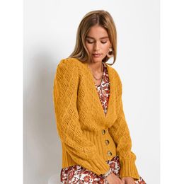 WITT WEIDEN Strickjacke in ocker | Gr.: 42