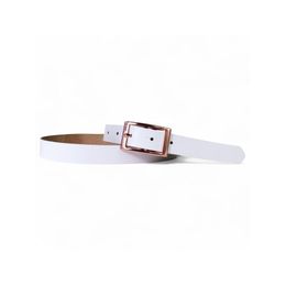 Fronhofer schmaler Dameng&uuml;rtel in Wei&szlig; | Gr.: 100 cm
