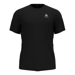 Odlo Sportshirt "Sportshirt Shortsleeve Crew Neck Essential Flyer" in Schwarz | Gr.: M
