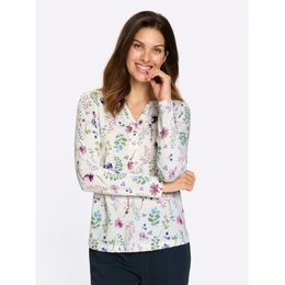 Sieh an! Langarm-Shirt in ecru-erika-bedruckt | Gr.: 56
