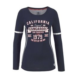 Kangaroos Longsleeve in Dunkelblau | Gr.: 36/38