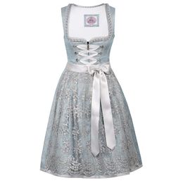Marjo Mini Dirndl HIMMELSKRON in silber | Gr.: 44