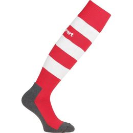Uhlsport Socke "Team Pro Essential Stripe Socks" in Rot | Gr.: 28-32