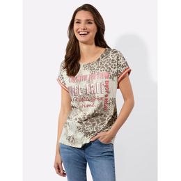 WITT WEIDEN Shirt in sand-koralle-bedruckt | Gr.: 38