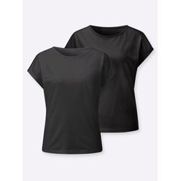 WITT WEIDEN Shirt in schwarz + schwarz | Gr.: 40