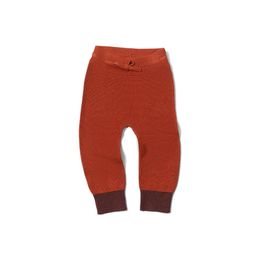 Little Green Radicals Bio-Baumwollstrick-Jogger in Orange | Gr.: 6-12 Monate