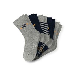 Schiesser Socken 5er Pack in Grau | Gr.: 23-26