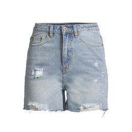 A&eacute;ropostale Shorts Damen Gr&ouml;&szlig;e 26 blue denim / gelb / wei&szlig;