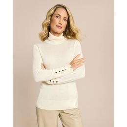 THOMAS RATH Rollkragenpullover mit Schlitz am Arm