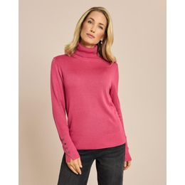 THOMAS RATH Rollkragenpullover mit Schlitz am Arm