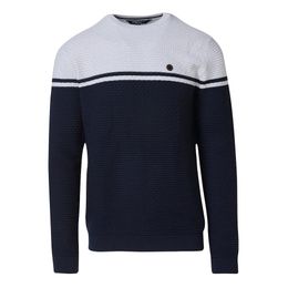 KOROSHI Pullover Herren Gr&ouml;&szlig;e L navy / hellgrau