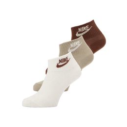 Nike Sportswear Socken 'Everyday Essential' Damen Gr&ouml;&szlig;e 38/42 braun / cappuccino / wei&szlig;