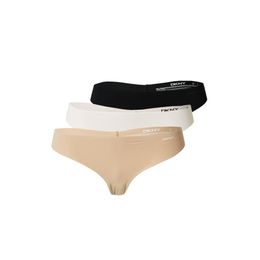DKNY Intimates String Damen Gr&ouml;&szlig;e M beige / schwarz / wei&szlig;