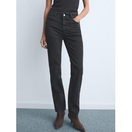 Mango Jeans 'BLANCA' Damen Gr&ouml;&szlig;e 35/36 black denim