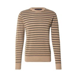 INDICODE JEANS Pullover 'Lorits' Herren Gr&ouml;&szlig;e L beige / schwarz