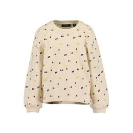 Blue Seven Sweatshirt M&auml;dchen Gr&ouml;&szlig;e 122 beige / dunkelblau / safran / burgunder