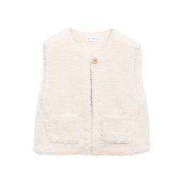 Mango Kids Vest 'PASTO' girl Beige size 9-18
