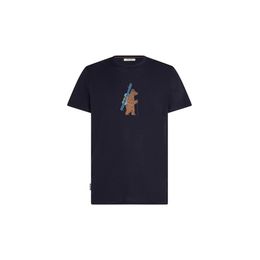 Icebreaker Funktionsshirt 'Tech Lite' Herren Gr&ouml;&szlig;e M navy / orange