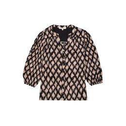 Garcia Bluse Damen Größe XL creme / gold / schwarz