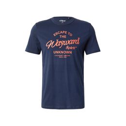 s.Oliver T-Shirt Herren Größe L navy / orange