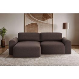 OTTO HOME Ecksofa »LEOO universell Schlafsofa mit Bettkasten, Maße B/T/H: 272/152/84, 5 cm« L-Form mit Recamiere rechts oder links montierbar,...