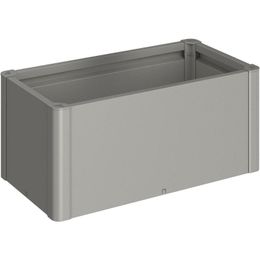 BioHort Hochbeet »BELVEDERE mini 1x0, 5; verschiedene Farben« 102x53x45 cm, extrem langlebig, aus Metall quarzgrau-metallic