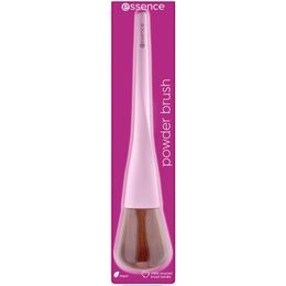 Essence Puderpinsel »powder brush« mit langen Haaren pink Einzigartige Form und Farbe