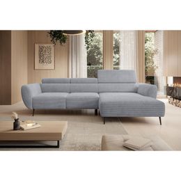 WERK2 Ecksofa »Alisson, mit elektrischer Sitztiefenverstellung, L-Form, Breite 277 cm« Alisson – flexibler Komfort mit modernem Design und smarten...