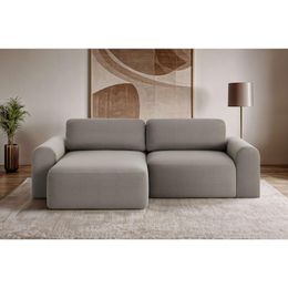 OTTO HOME Ecksofa »LEOO universell Schlafsofa mit Bettkasten, Maße B/T/H: 272/152/84, 5 cm« L-Form mit Recamiere rechts oder links montierbar,...