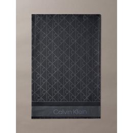 Calvin Klein Damen Modetuch &raquo;TONAL AOP MODAL LW SQUARE SCARF&laquo; Perfekt f&uuml;r den Alltag schwarz