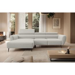 WERK2 Ecksofa »Alisson, mit elektrischer Sitztiefenverstellung, L-Form, Breite 277 cm« Alisson – flexibler Komfort mit modernem Design und smarten...