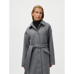LEGER Langmantel »Anaida, by Lena Gercke« Regular fit mit Rundhalsausschnitt Dark Grey Melange 38 38 Langmantel von LeGer by Lena Gercke