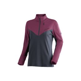 Maier Sports Rollkragenpullover &raquo;Evii&laquo; Damen Midlayer, warmes und schnelltrocknendes Fleece dunkelviolett 36 36 Kuscheliger Rollkragen-Pullover f&uuml;r...