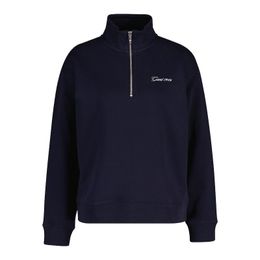 Gant Sweatshirt &raquo;SCRIPT HALF ZIP&laquo;, mit Stehkragen, normale Passform EVENING BLUE XXL XXL Troyer von Gant