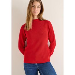 Cecil Strickpullover mit Struktur fiery red XS (36) XS (36) Damen-Pullover von Cecil