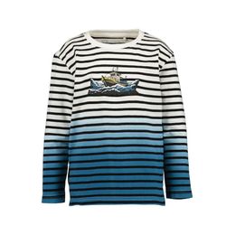 Blue Seven Shirt Jungen Gr&ouml;&szlig;e 92 enzian / royalblau / schwarz / offwhite