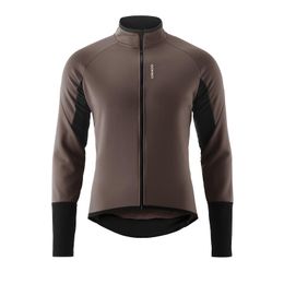 Gonso Fahrradjacke »ROAD JACKET SOFTSHELL 2 M« Herren Softshell-Jacke, atmungsaktive Radjacke, Tight Fit dunkelbraun XXL XXL Enganliegende Passform