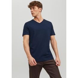 Jack & Jones JACK & JONES V-Shirt »JJEORGANIC mit V-Ausschnitt, lässig kombinierbar, ideal für Alltag« unifarben, modisch, regular fit, Baumwolle, V-Ausschnitt...
