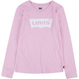 Levi's&reg; kids LEVI'S KIDS Langarmshirt &raquo;LS BATWING TEE&laquo; mit Logo Print for GIRLS roseate spoo 5/110 5/110 Levi's Kids Langarmshirt f&uuml;r M&auml;dchen
