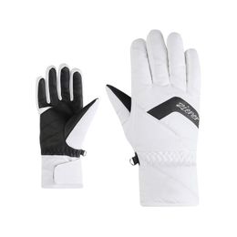 Ziener Multisporthandschuhe »KARION-Z AS glove lady« white 6,5 6,5 atmungsaktive, wasser- und winddichte AQUASHIELD Membran