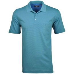 Ragman Poloshirt Gr&uuml;n S S Poloshirt mit Knopfleiste
