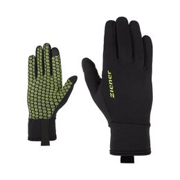 Ziener Multisporthandschuhe &raquo;ISANTO-Z TOUCH glove&laquo; black.bitter lemon 7.5 7.5 Weicher, elastischer Multifunktionshandschuh