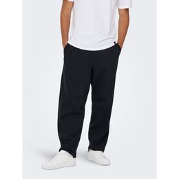 Only & Sons ONLY & SONS Jogginghose »ONSCERES WIDE PANT NOOS« Black M - N-Gr N-Gr M Bequeme Sweathose von Only & Sons