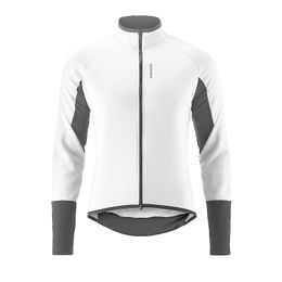 Gonso Fahrradjacke »ROAD JACKET SOFTSHELL 2 M« Herren Softshell-Jacke, atmungsaktive Radjacke, Tight Fit weiß XL XL Enganliegende Passform