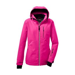 Killtec Skijacke »KSW 228 WMN SKI JCKT« Wasserdichte Funktionsjacke mit abnehmbarer Kapuze und Schneefang orchidee 42 42 Funktionsjacke mit...